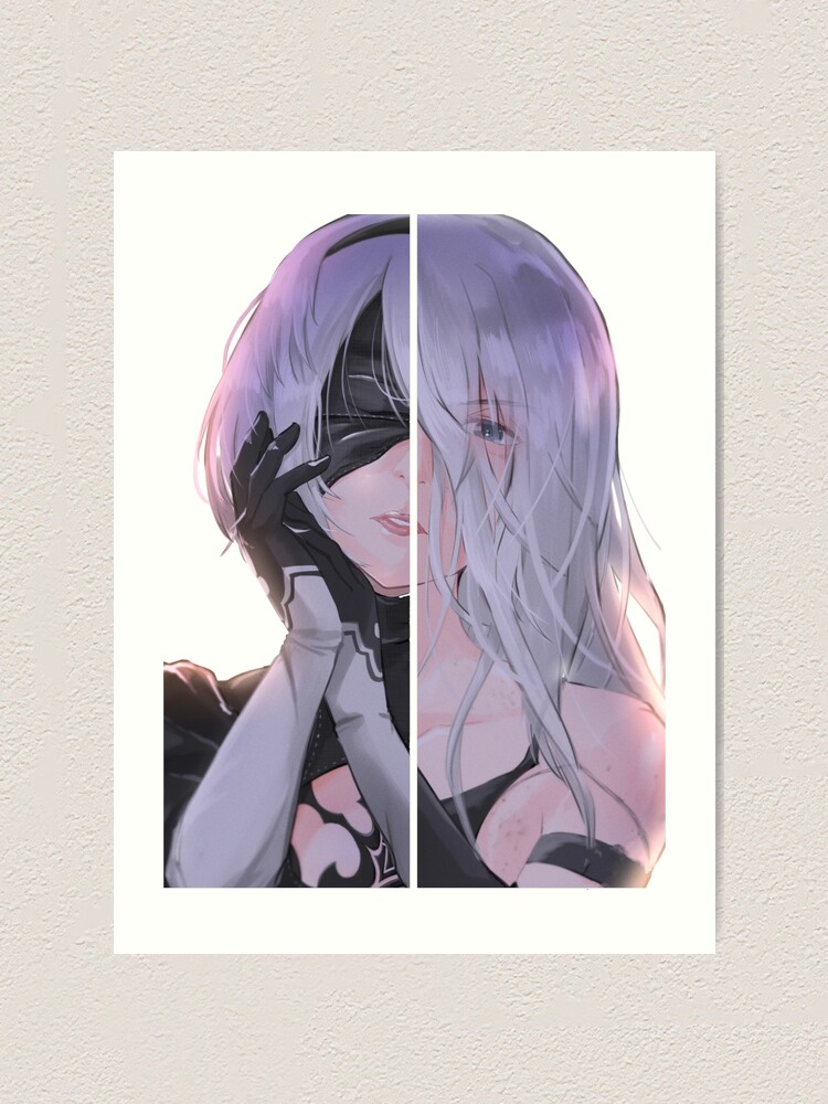 "2B & A2" Art Print for Sale by zubair025 | Redbubble