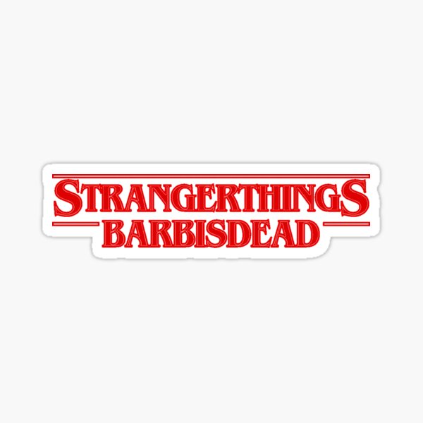 "Stranger Things Barb Dead Filled" Sticker for Sale by Prophecyrob ...