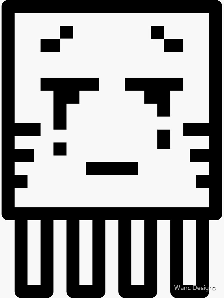 "Minecraft Ghast" Sticker for Sale by wanc-designs | Redbubble