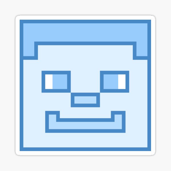 "Minecraft Main Character (Steve)" Sticker for Sale by wanc-designs ...