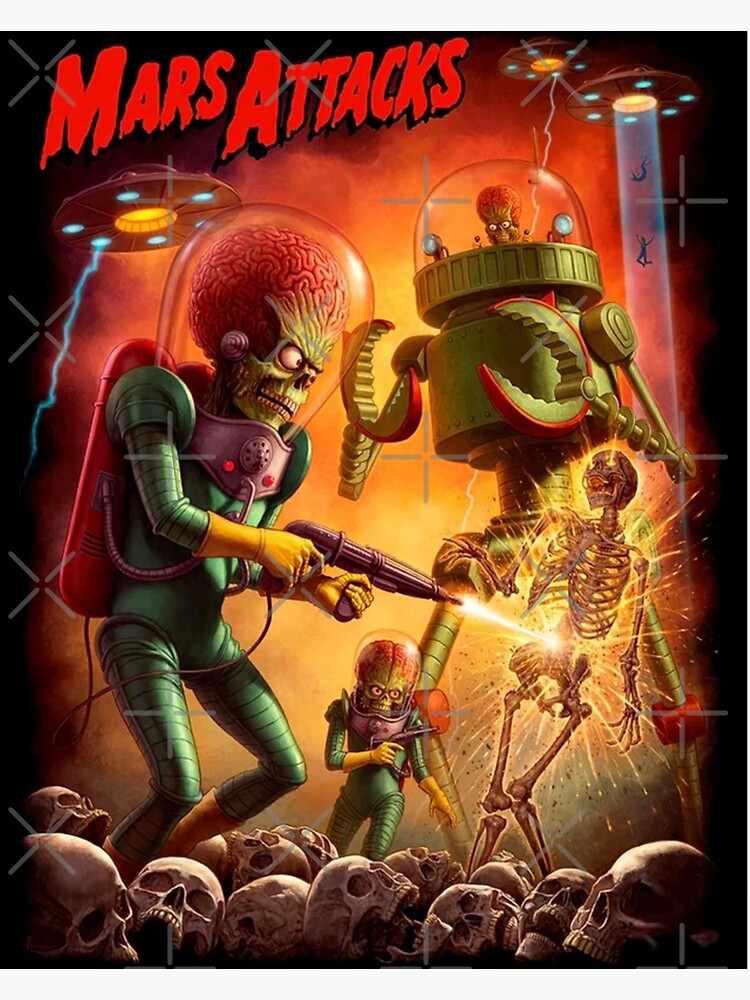 "Mars Attacks! Ack! Martian girl" Poster for Sale by manelghanem ...