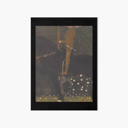 "Gustav Klimt The Golden Knight" Art Board Print for Sale by ...