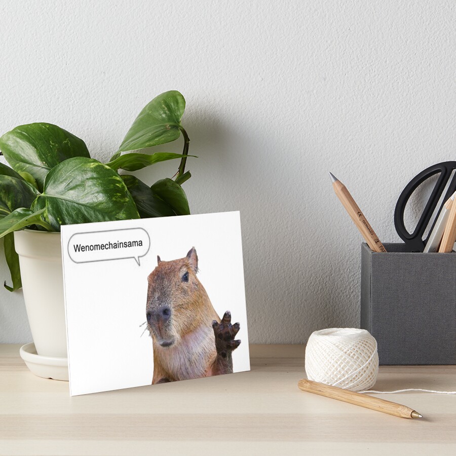 "Capybara OK, ich ziehe das lustige Meme-Poster hoch: wenomechainsama ...