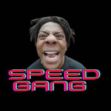 "Ishowspeed - speed gang t-shirts 2022" Sticker by Bambinoart10 | Redbubble