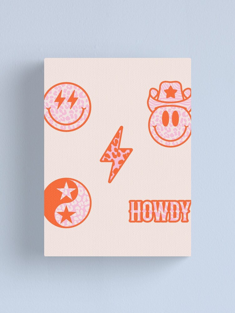 "Preppy Aesthetic Pack | Smiley Face with Leopard Texture Zebra Yin ...