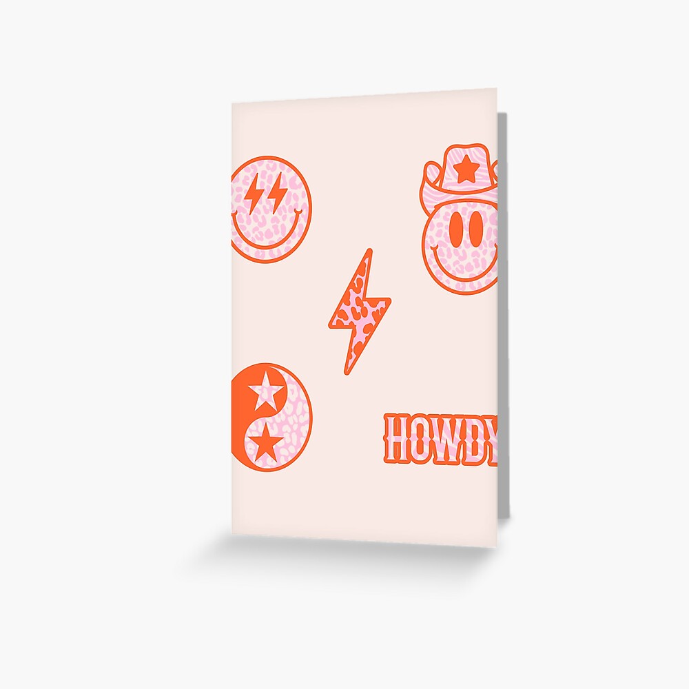 "Preppy Aesthetic Pack | Smiley Face with Leopard Texture Zebra Yin ...