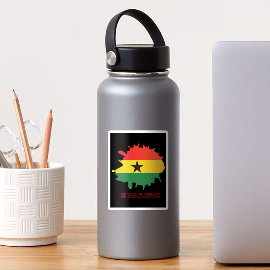 "GHANA STAR- Ghana Flag" Sticker for Sale by Grove24nyc | Redbubble