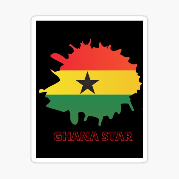 "GHANA STAR- Ghana Flag" Sticker for Sale by Grove24nyc | Redbubble