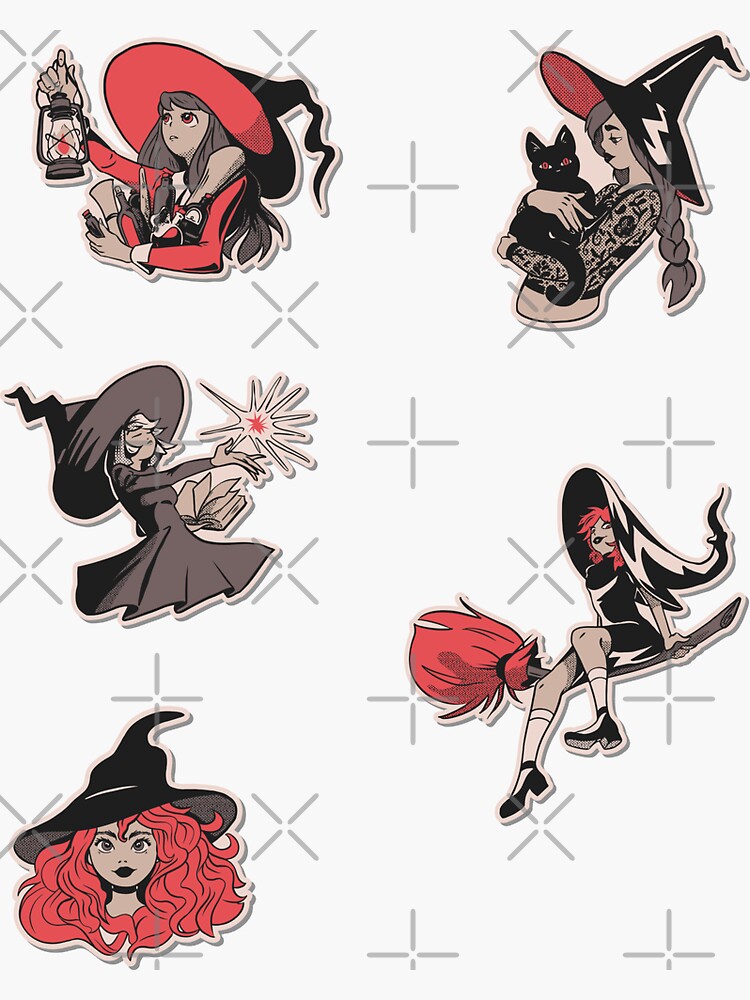 "Halloween, Witchcraft Stickers Pack" Sticker for Sale by ...