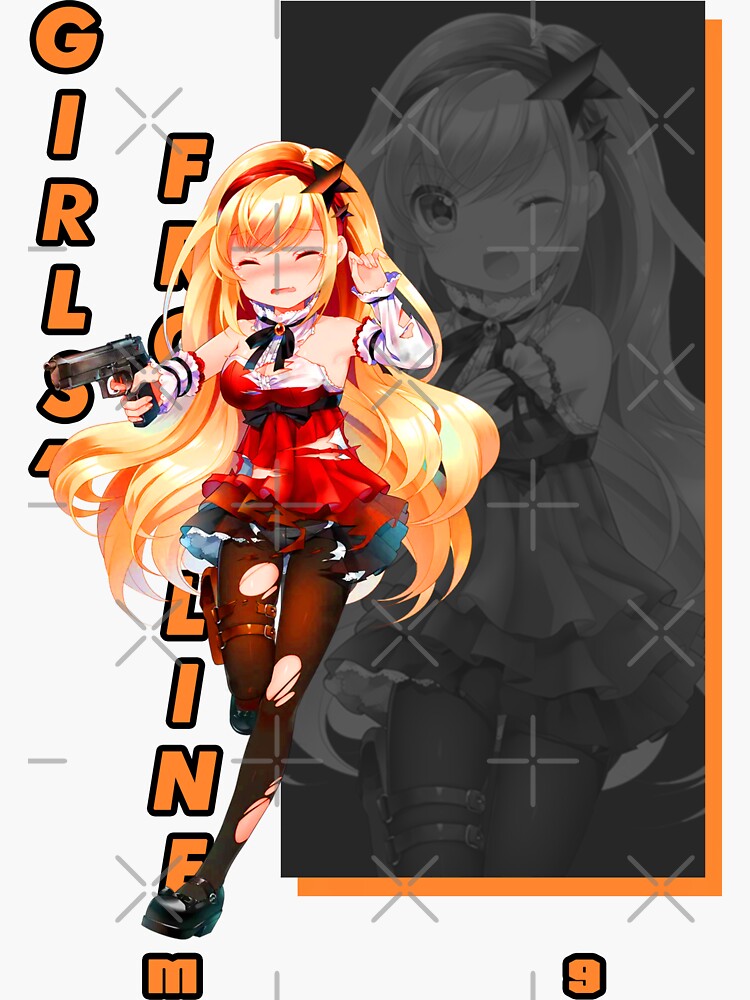 "GIRLS FRONTLINE - M9" Sticker for Sale by AZURESIEGFRIED | Redbubble