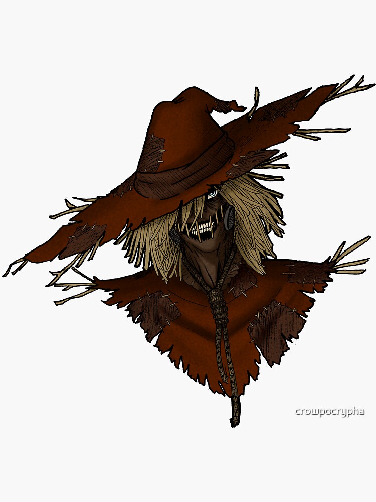 "Dr. Jonathan Crane, MD. The Scarecrow." Sticker for Sale by ...