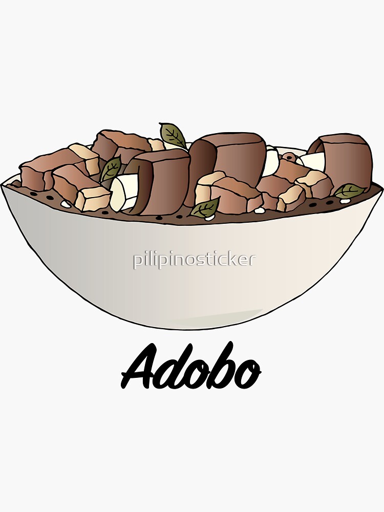 "Adobo" Sticker for Sale by pilipinosticker | Redbubble