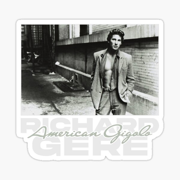 " AMERICAN GIGOLO" Sticker for Sale by momoyauta | Redbubble