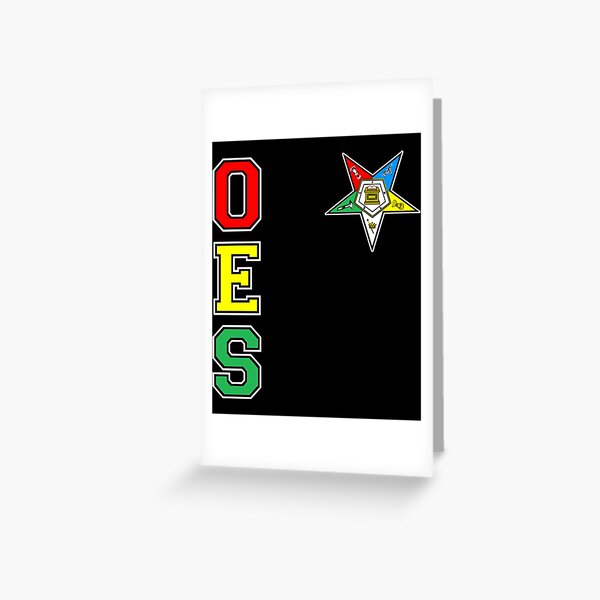 "Oes Order Of The Eastern Star " Greeting Card for Sale by CeSaDesignsy ...