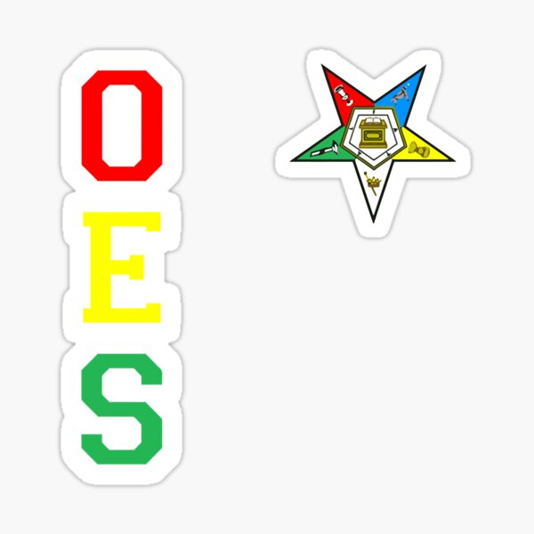 "Oes Order Of The Eastern Star " Sticker for Sale by CeSaDesignsy ...