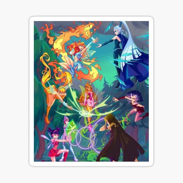 "Winx Club Poster" Sticker for Sale by palmertamiko | Redbubble