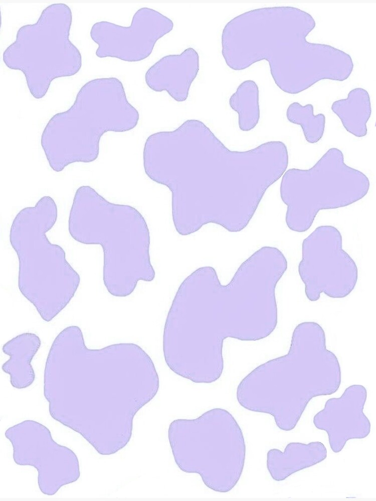 "purple cow print " Sticker for Sale by Flying-Soup- | Redbubble