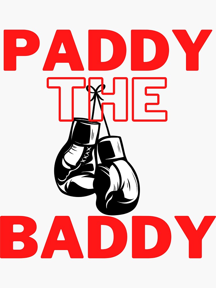 "Paddy The Baddy Pimblett" Sticker for Sale by MsCruze | Redbubble