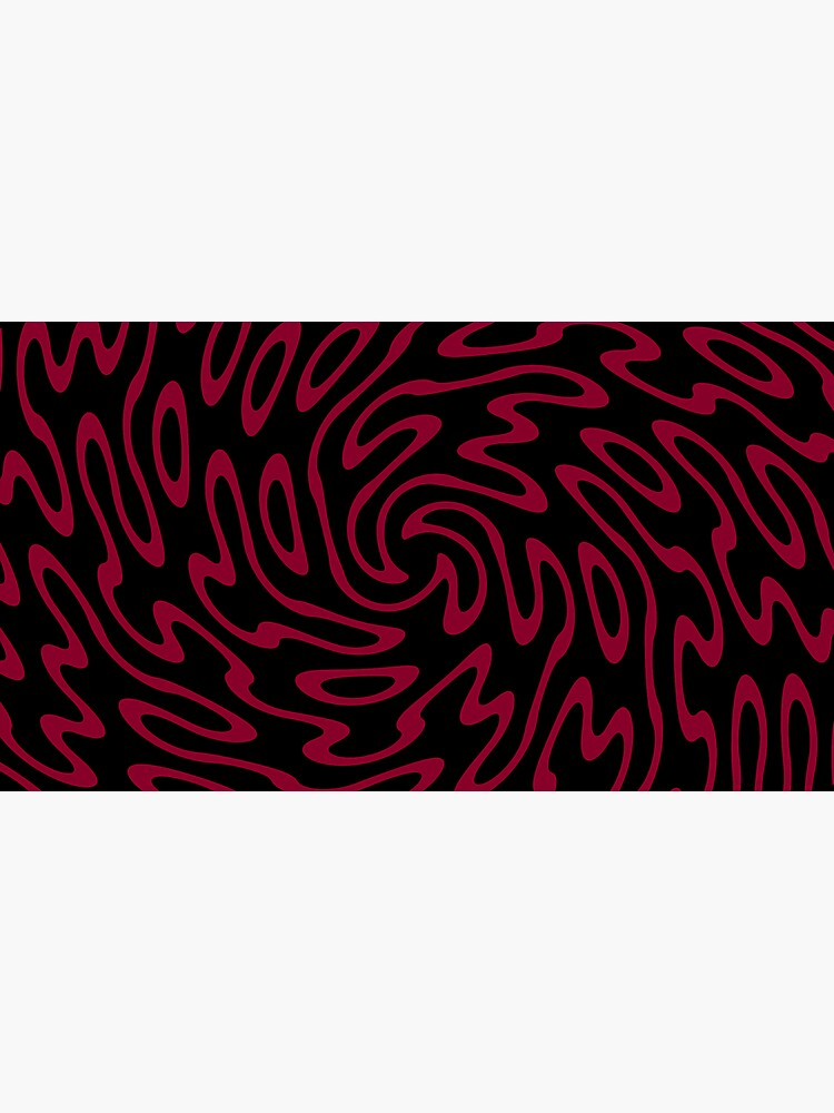 "Squiggly Line Pattern Fractal Artwork" Sticker for Sale by ...