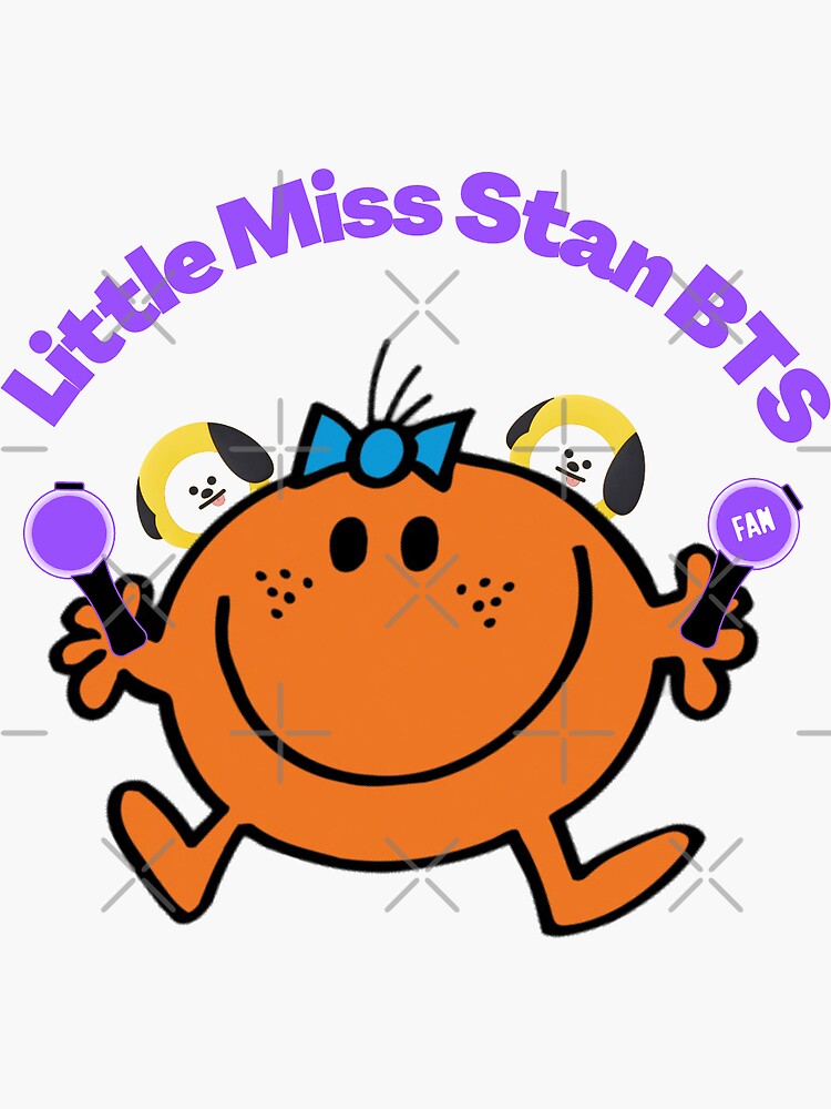 "Little Miss Stan BTS" Sticker for Sale by Nisaijaz | Redbubble