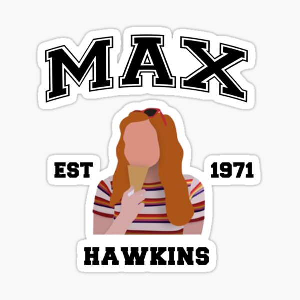"Max Mayfield Stranger Things" Sticker for Sale by Gabaxo | Redbubble