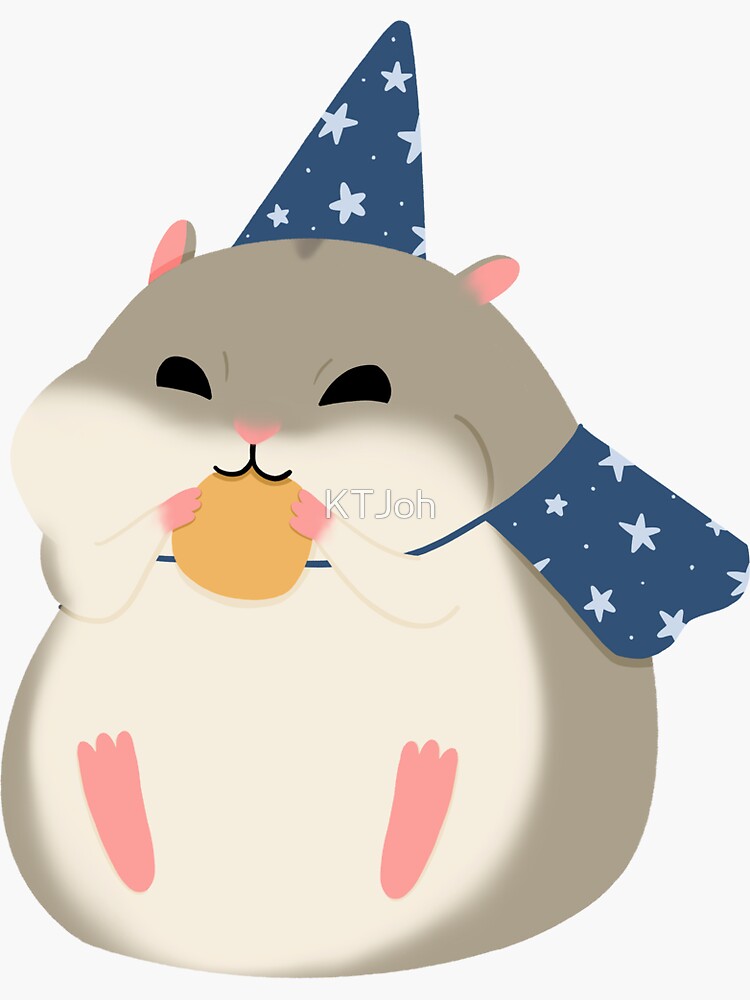 "Wizard Hamster" Sticker for Sale by KTJoh | Redbubble