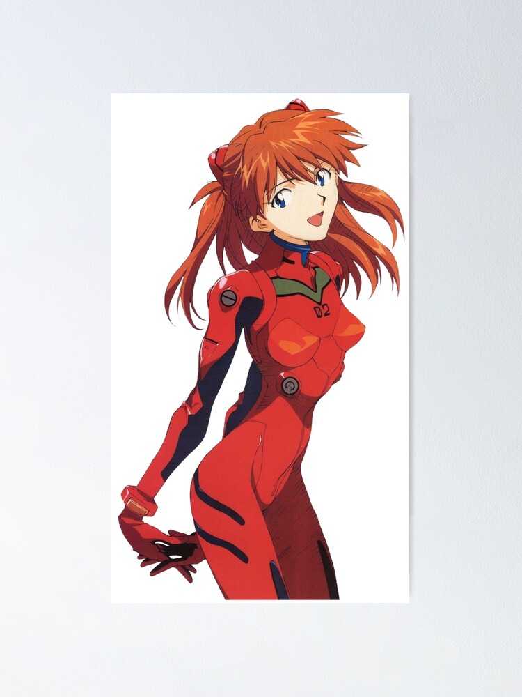 "Neon Genesis Evangelion - Asuka Souryuu" Poster for Sale by AniPop ...