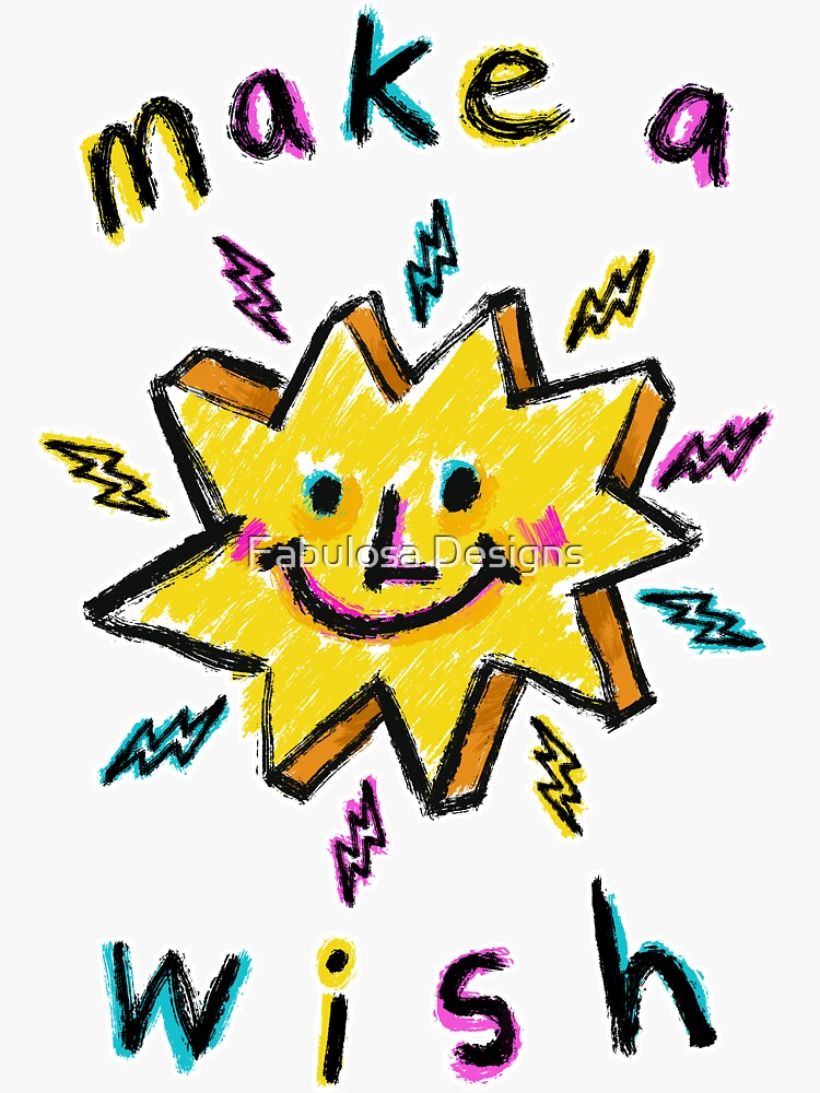 "Make a wish" Sticker for Sale by tjhardy | Redbubble