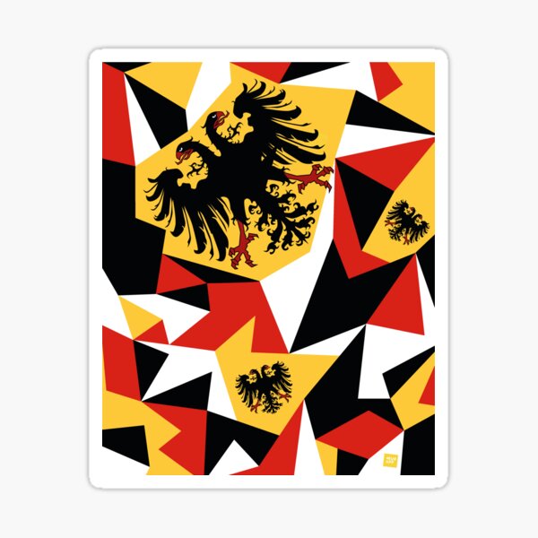"Austrian eagle pattern" Sticker for Sale by Eurapp | Redbubble