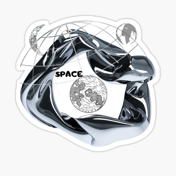 "space planets earth" Sticker for Sale by cadyshop | Redbubble