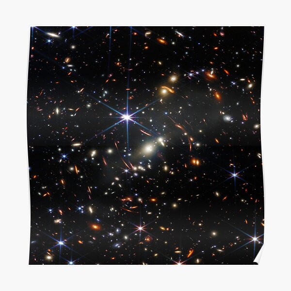 "Webb's First Deep Field Unveiled" Poster for Sale by allhistory ...