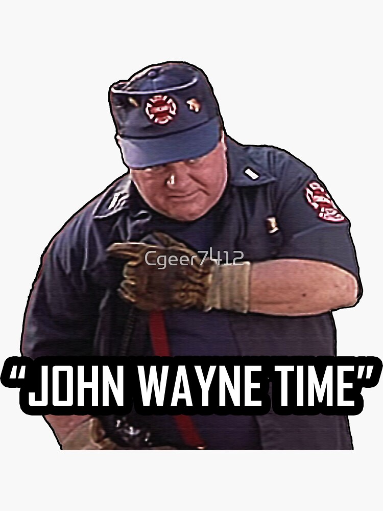 "Backdraft (Otis) John Wayne Time 2.0" Sticker for Sale by Cgeer7412 ...