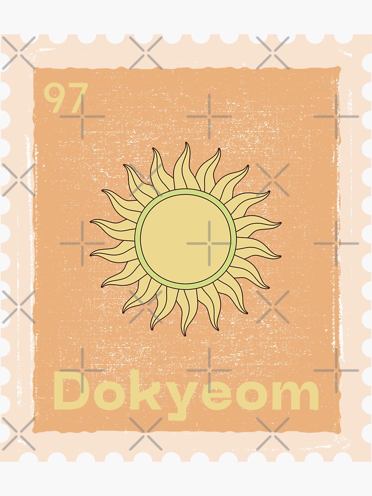 "Dk Seventeen Stamp" Sticker for Sale by Strawberryne | Redbubble