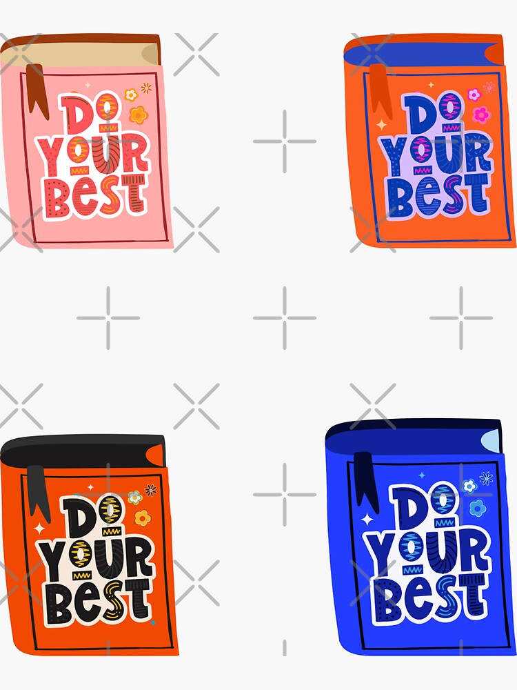 "do your best sticker pack motivational quotes for students" Sticker ...
