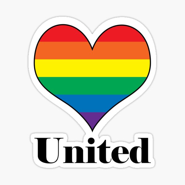 "United" Sticker by SapphireTomoe | Redbubble