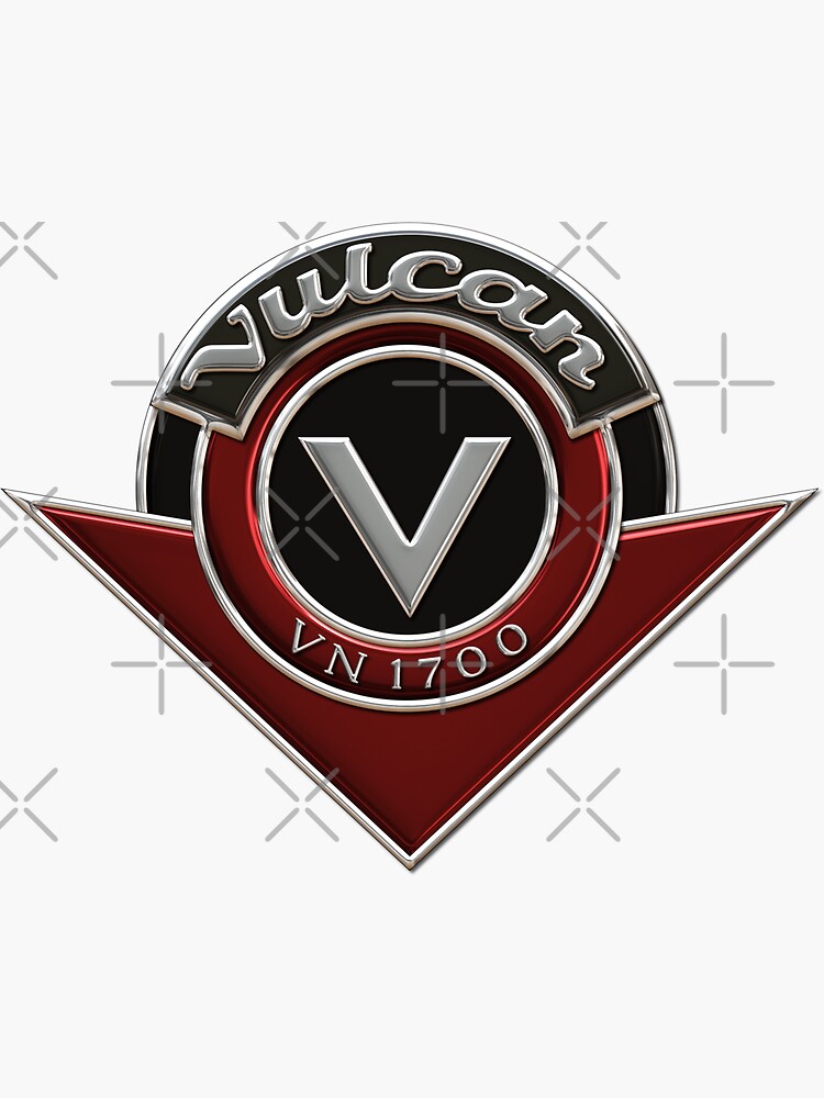 "Vulcan VN 1700 Logo 3D" Sticker for Sale by Vulcan-VN | Redbubble