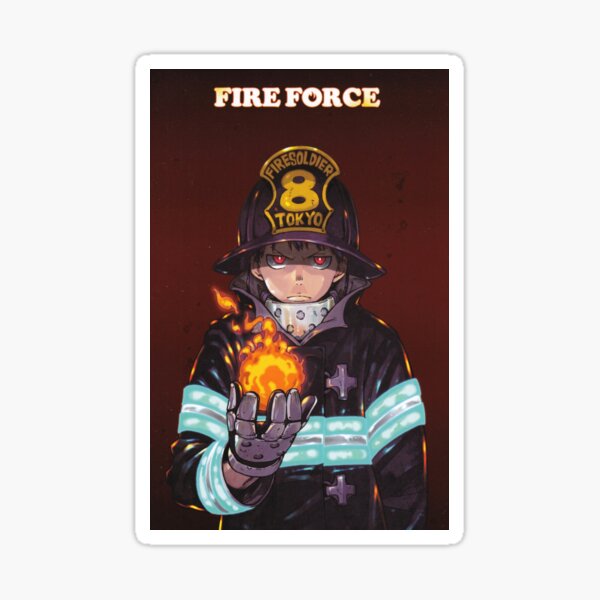 "shinra fire force" Sticker for Sale by MoEl-Art | Redbubble