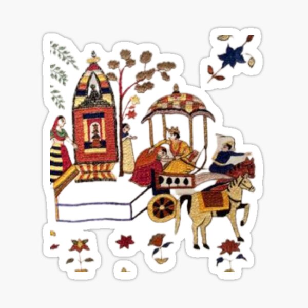 "Famous Rajasthani Chariot" Sticker for Sale by Saiamrita123 | Redbubble