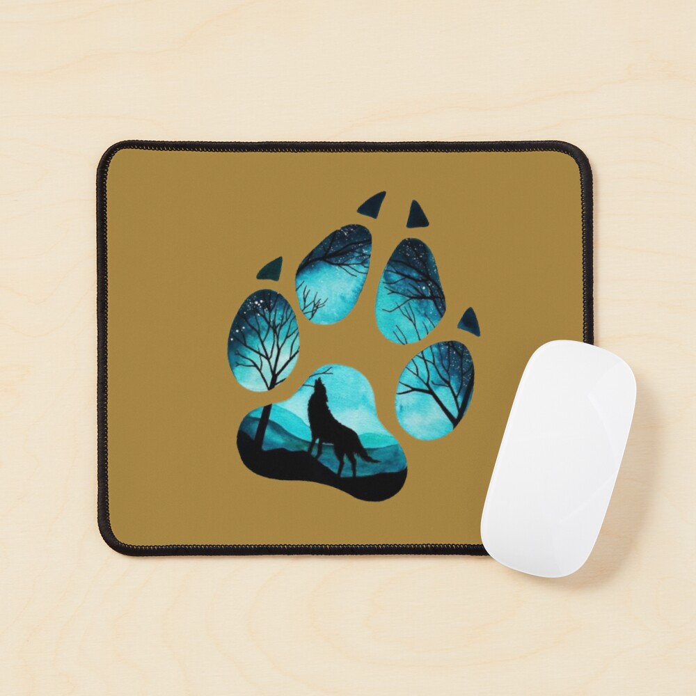 "howling wolf paw" Sticker by Valkiri5775 | Redbubble