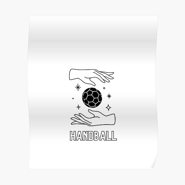 "Magic handball design for fans and players" Poster for Sale by POD-by ...