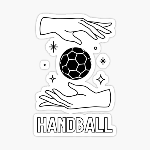 "Magic handball design for fans and players" Sticker for Sale by POD-by ...