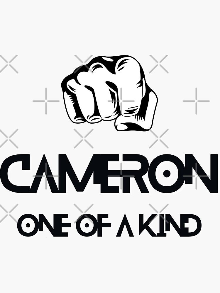 "Cameron Name One of a Kind Birthday Anniversary, Appreciation Gift ...