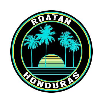 "Roatan Honduras Surf Beach Ocean Surfing Waves" Sticker for Sale by ...