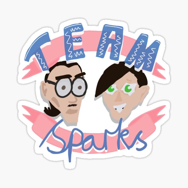 "Sparks (band) team sparks" Sticker for Sale by danker182 | Redbubble