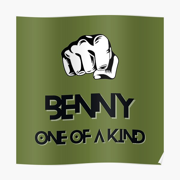 "Benny Name One of a Kind Birthday Anniversary, Appreciation Gift ...