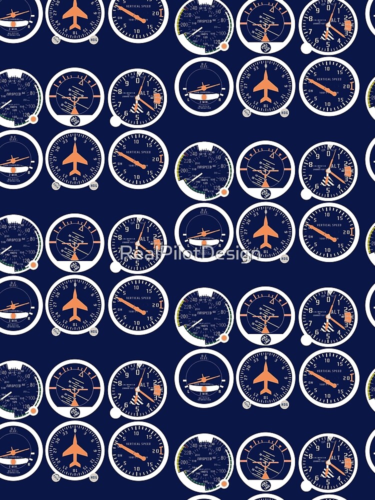 Basic Six Flight Instruments | Scarf sold by Martha Mainstream | SKU ...