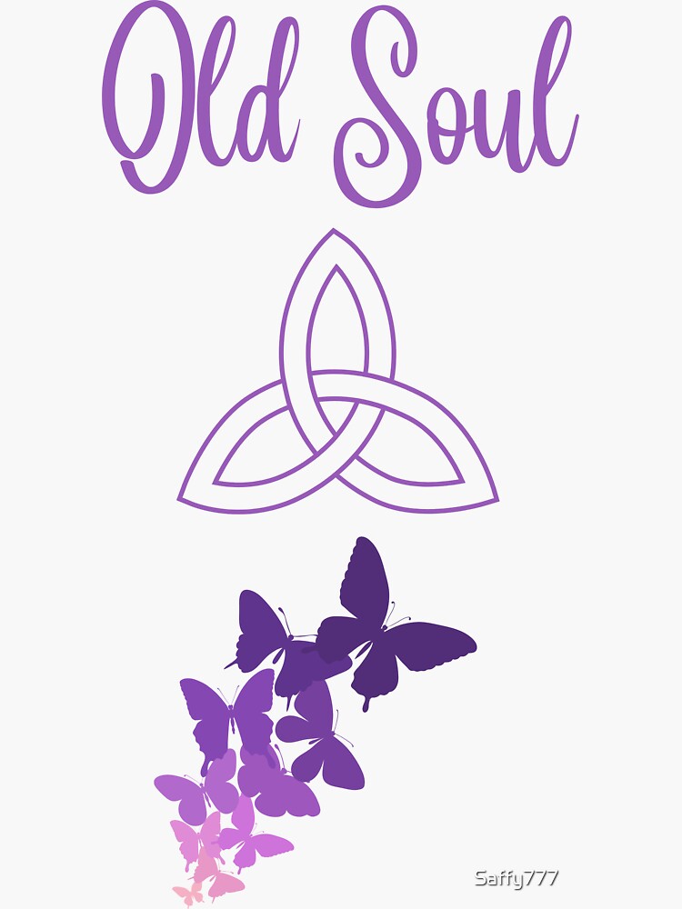 "Old Soul infinity sign and butterflies." Sticker for Sale by Saffy777 ...
