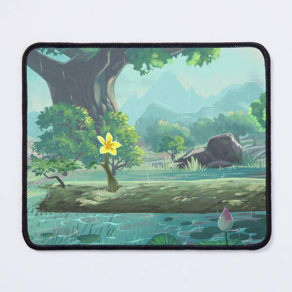 "Keya Pond Korok Flower" Mouse Pad for Sale by Rachel DiSabatino ...