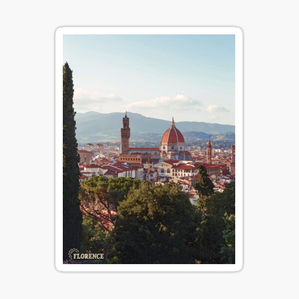 "Florence Italy City" Sticker for Sale by PostersStickers | Redbubble