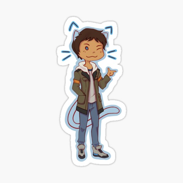 "Chibi Cat Lance" Sticker for Sale by Asteriora | Redbubble